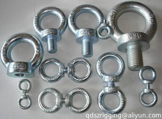 China Zinc plated high strength Din580 forged eye bolt with nut supplier